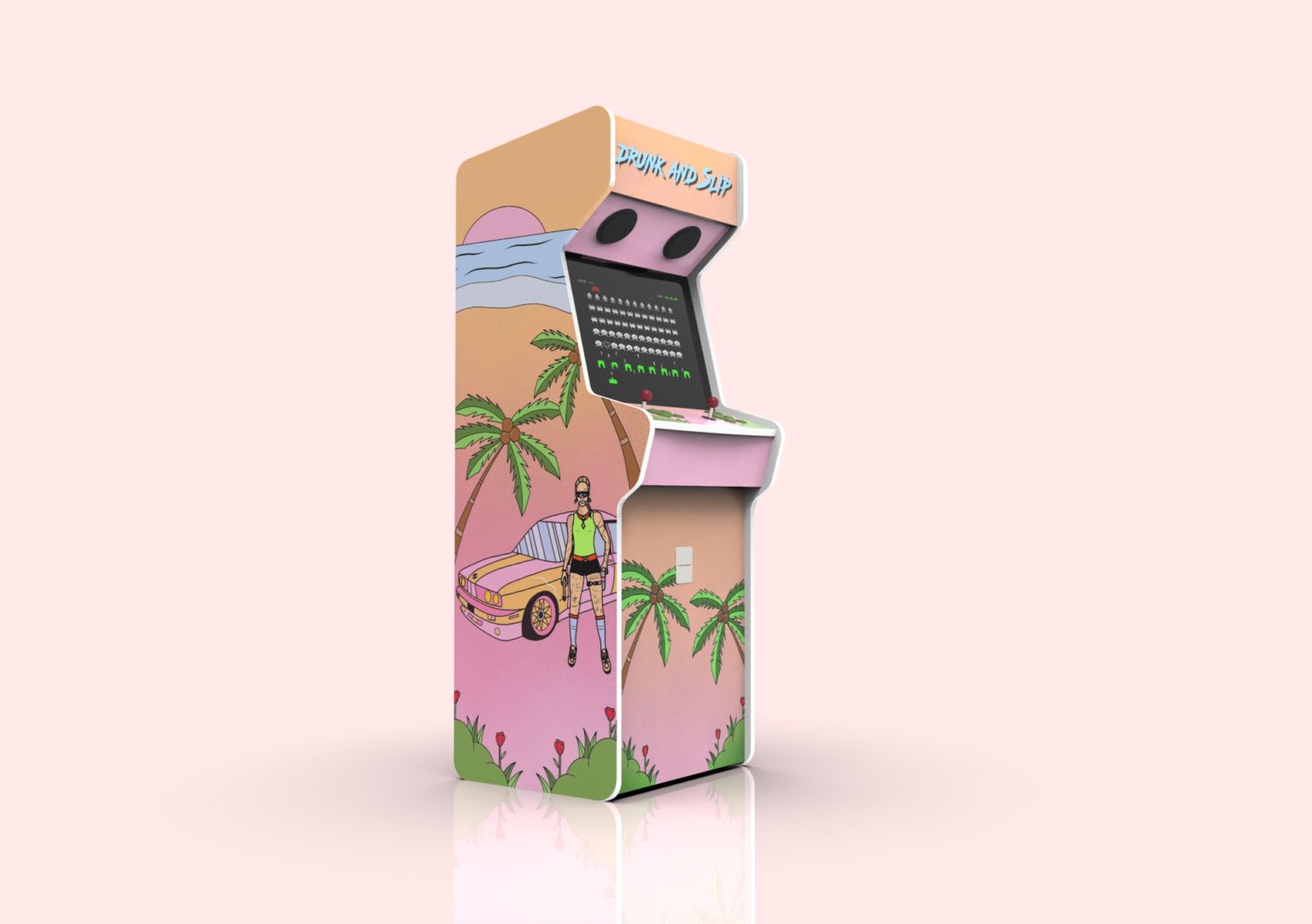 Stickers borne d'arcade | Artwork - Arcade for Good