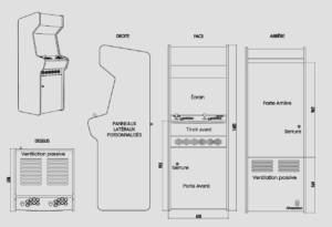 Borne d'arcade - Kit de construction haut de gamme