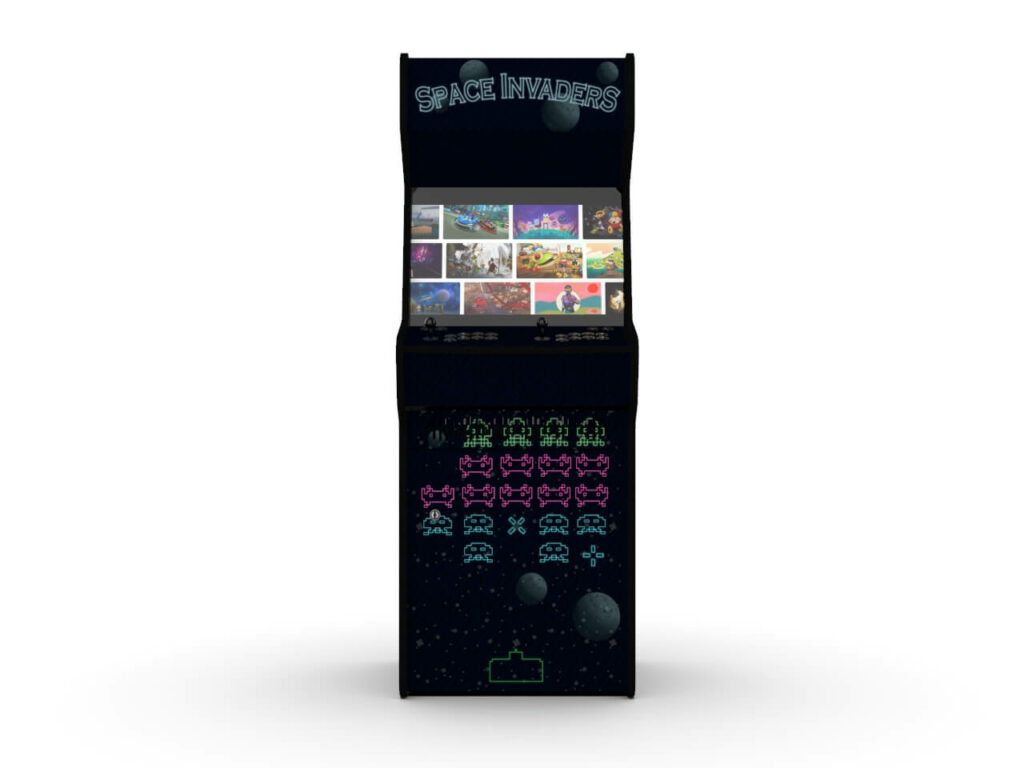 Stickers borne d'arcade | Space Invaders - Arcade for Good