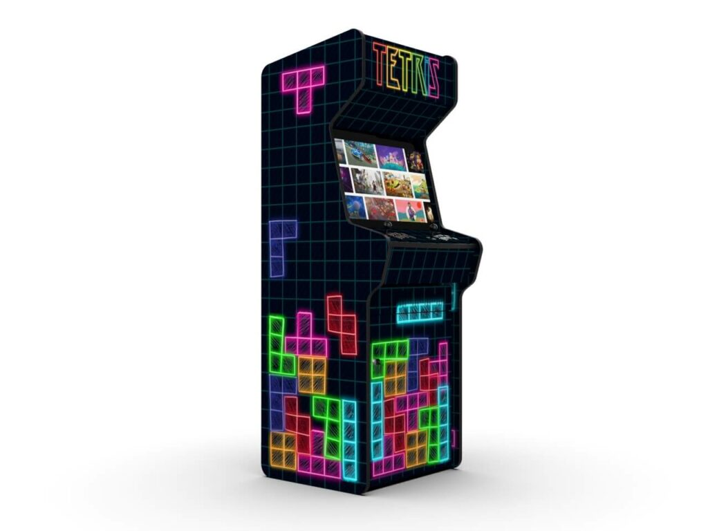 Borne d'arcade Tetris, système Pandora Box (5000 jeux retrogaming)