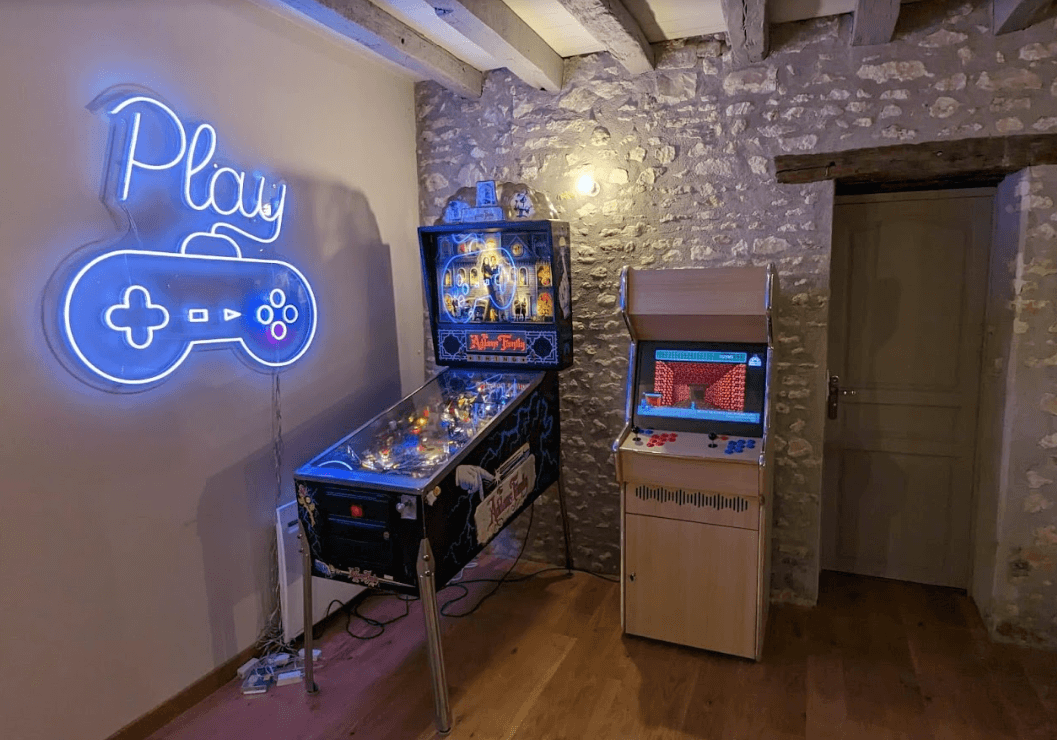 Borne d'arcade Pacman, système Pandora Box (5000 jeux retrogaming)
