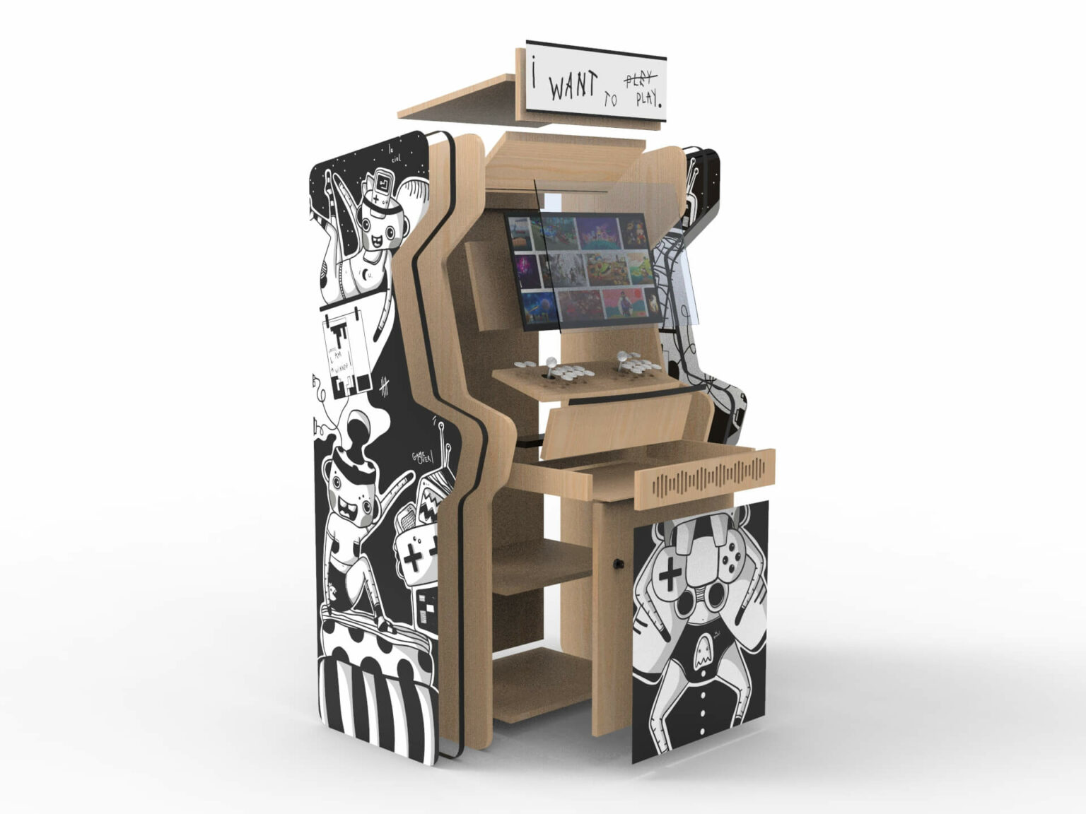 La conception éco-responsable des bornes d'arcade ©Arcade for Good